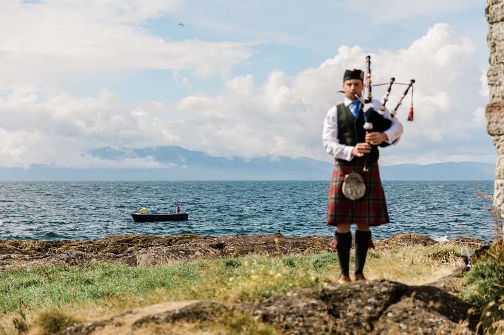 Beautiful LGBT Portencross Castle wedding - Struve Photography