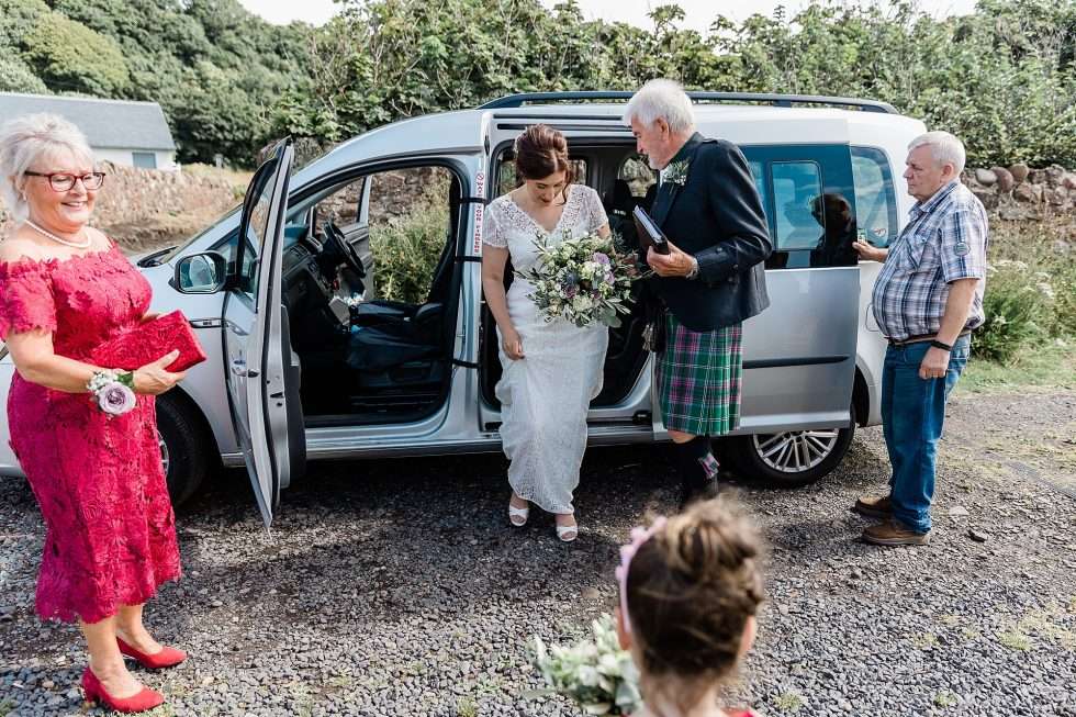 Beautiful LGBT Portencross Castle wedding - Struve Photography