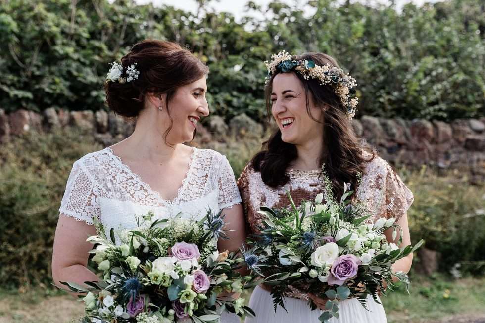 Beautiful LGBT Portencross Castle wedding - Struve Photography