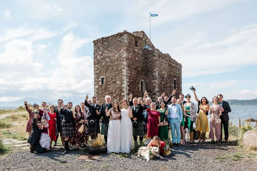 Beautiful LGBT Portencross Castle wedding - Struve Photography